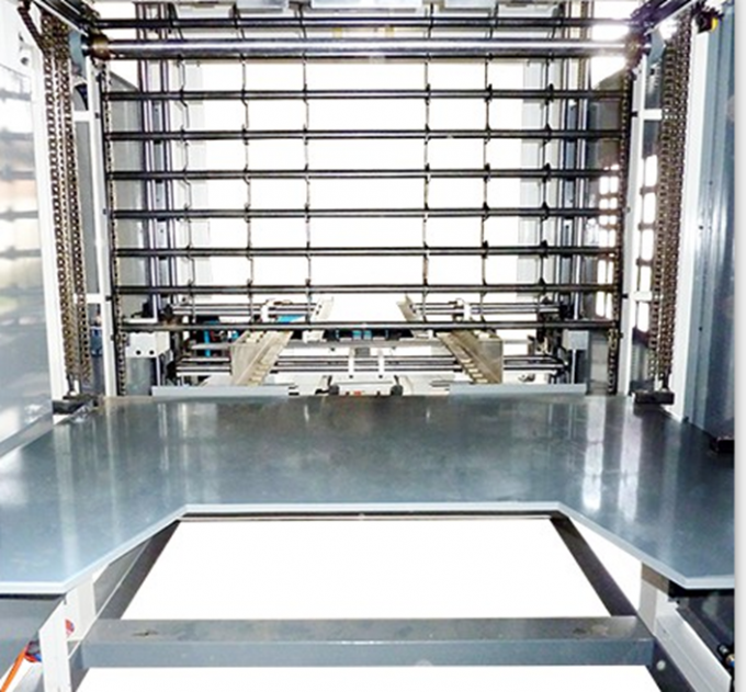 Touch Screen Auto Stacker Machine Flip Flop Stacking Sheets